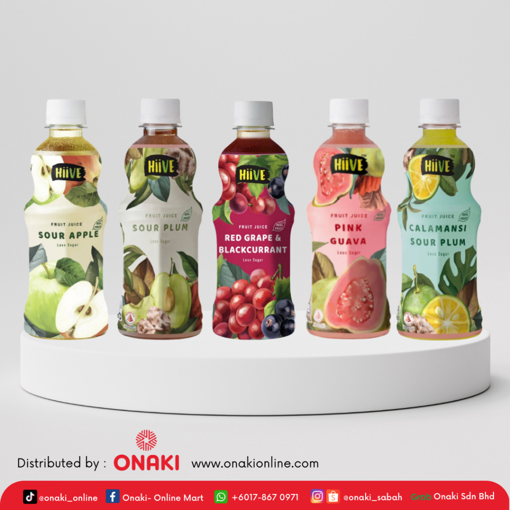 Hiive Fruit Juice (350ml) (12S) | Shopee Malaysia