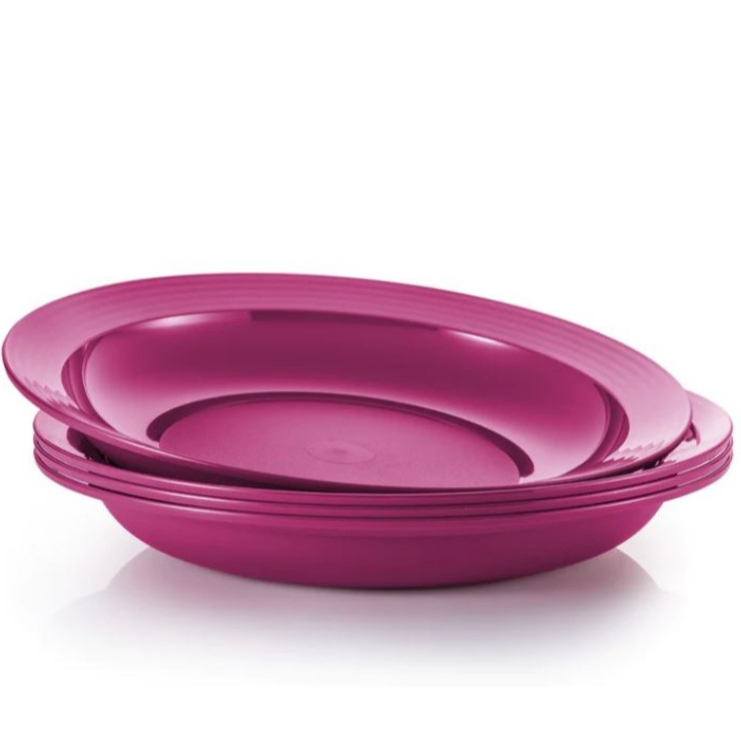 Ready Stock Tupperware Gourmet Plates 550ml (4pcs) | Shopee Malaysia