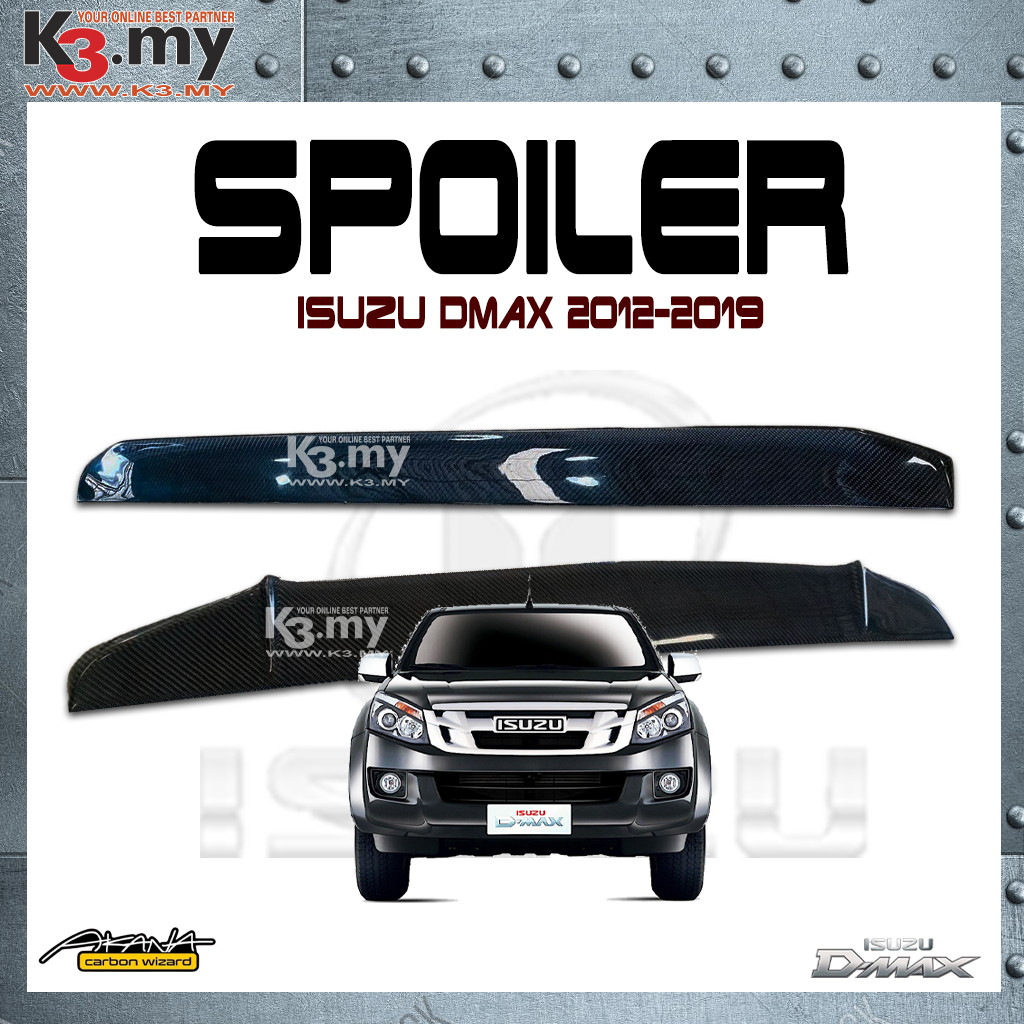 Isuzu Dmax 2012-2019 Akana Carbon Wizard Rear Spoiler 4X4 Isuzu Dmax ...