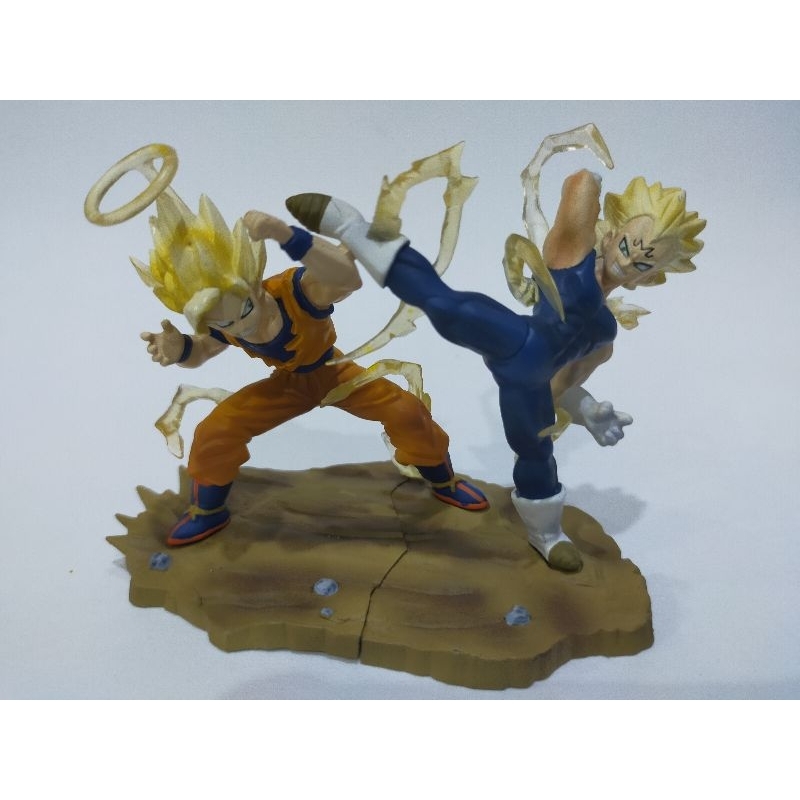 Megahouse Dragon Ball diorama capsule NEO Goku majin vegeta | Shopee ...