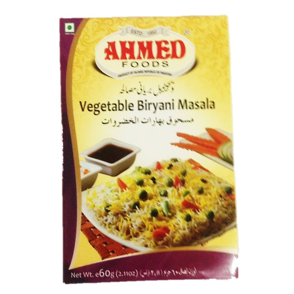 Ahmed Food Vegetable Biryani Masala, 60g (Assorted) | Shopee Malaysia