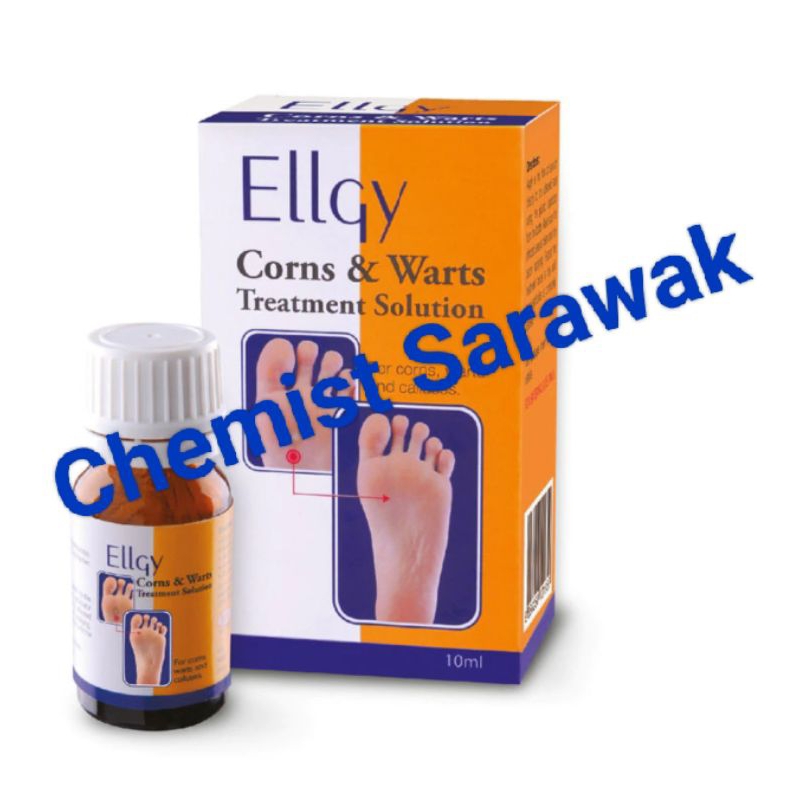 Ellgy Corns & Warts Treatment Solution - 10ml | Shopee Malaysia