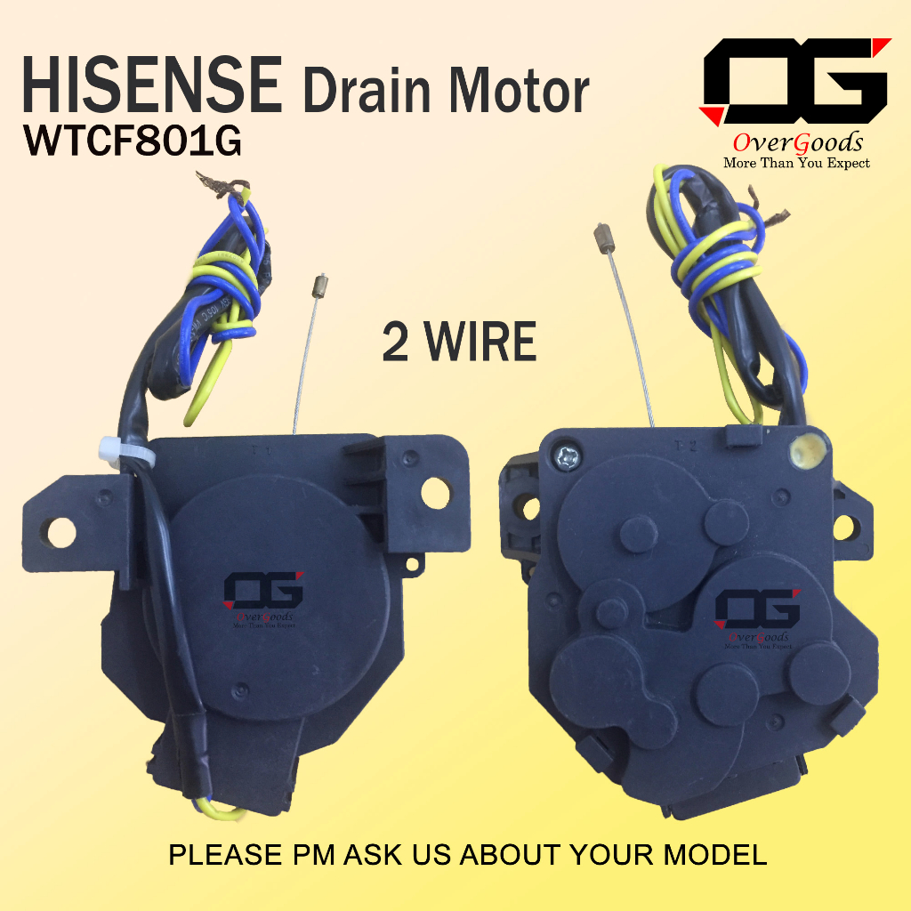 HISENSE WTCF801G Drain Motor Washing Machine Buang Air Mesin Basuh 2 wire | Shopee Malaysia