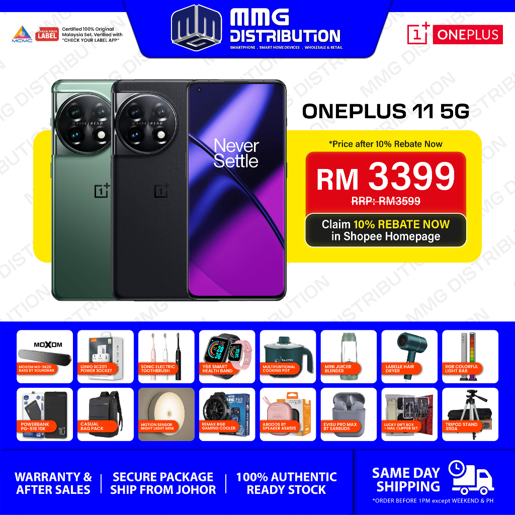 [MY Set] OnePlus 11 5G (16GB RAM 256GB ROM) - READY STOCK | Snapdragon ...