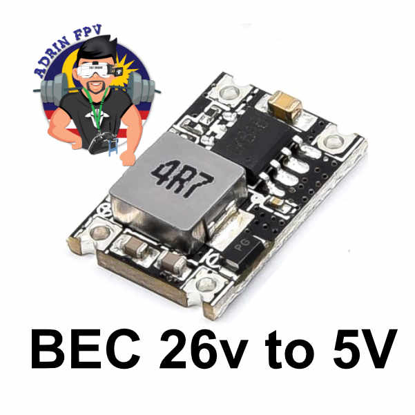 Ultra-Small Size 26V DC-DC 5V 3A BEC Buck Step Down Regulator Module 24V 12V 9V To 5V Fixed ...