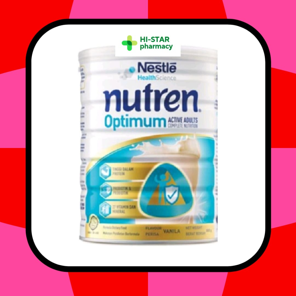 Nutren Optimum Active Adults Complete Nutrition (Vanilla) 400G(EXP09/24 ...