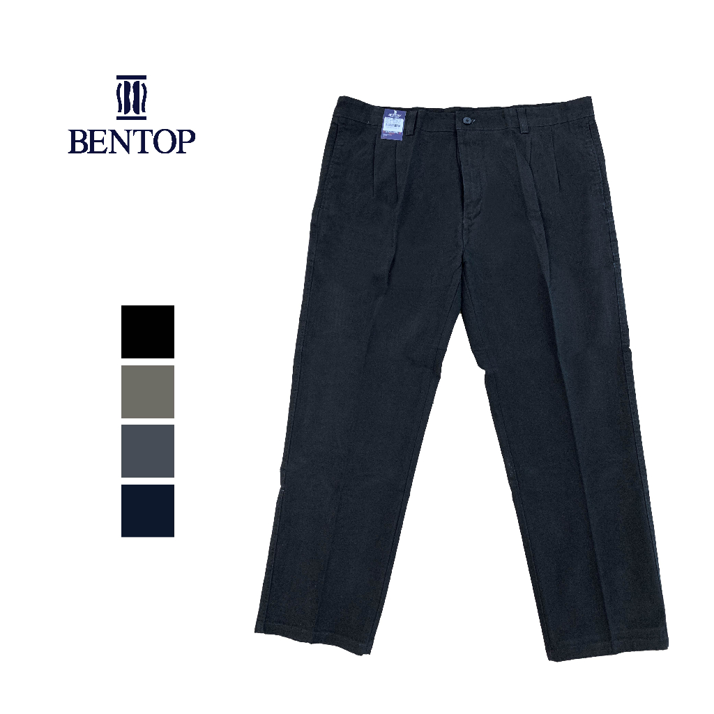 BENTOP Cotton Pant Regular Fit | Shopee Malaysia