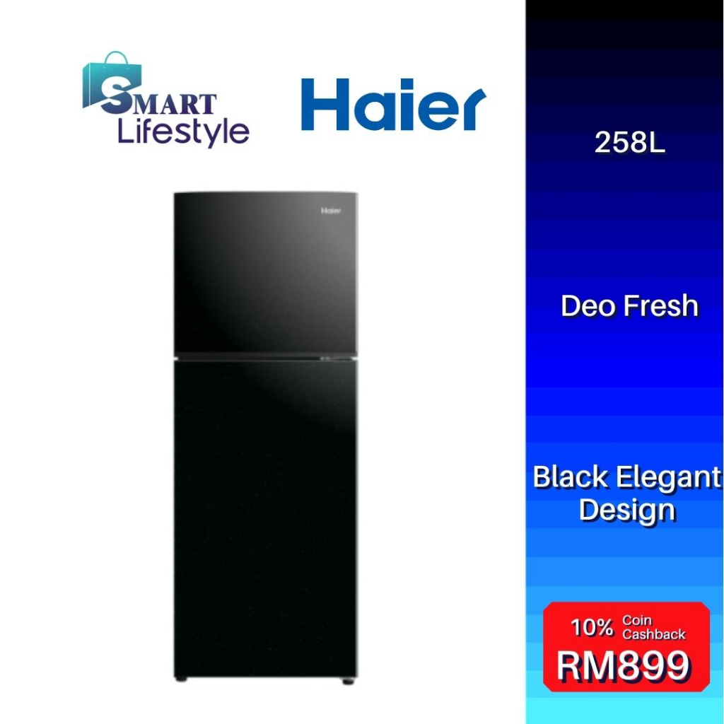 Haier 2-Door Refrigerator (258L) HRF-258H | Shopee Malaysia