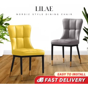 Modern Nordic Style LILAE Dining Chair 时尚北欧风格莱笠餐椅 | Shopee Malaysia