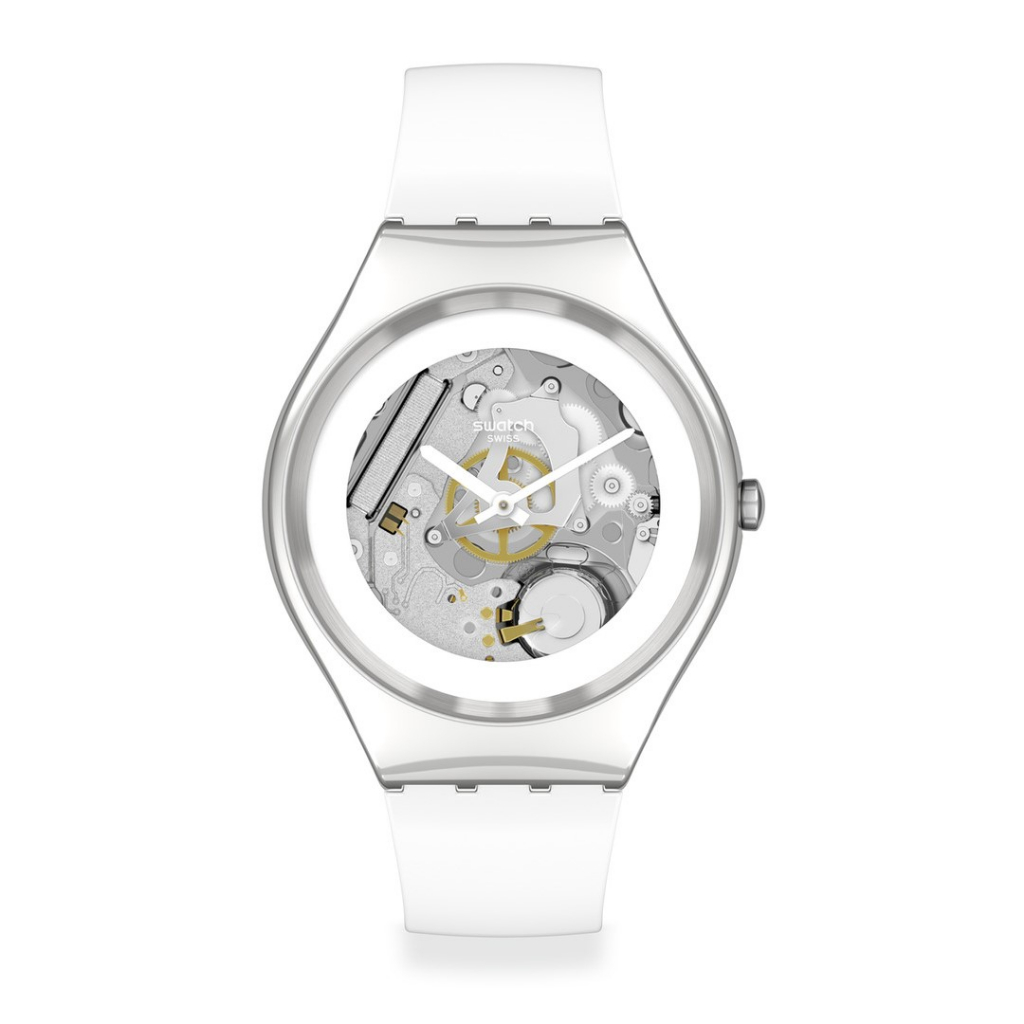 Swatch PURE WHITE IRONY Watch 38mm SYXS138 | Shopee Malaysia