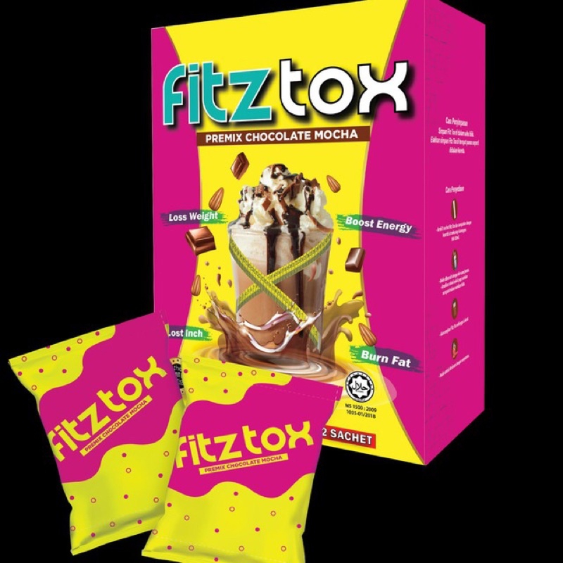 Fitztox Premix Chocolate Mocha Original HQ - Viral | Shopee Malaysia