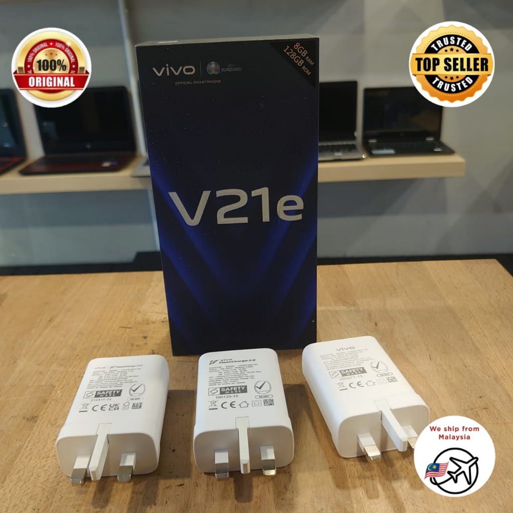 VIVO 44W FLASH CHARGE FAST CHARGING 100% ORIGINAL USED | Shopee Malaysia
