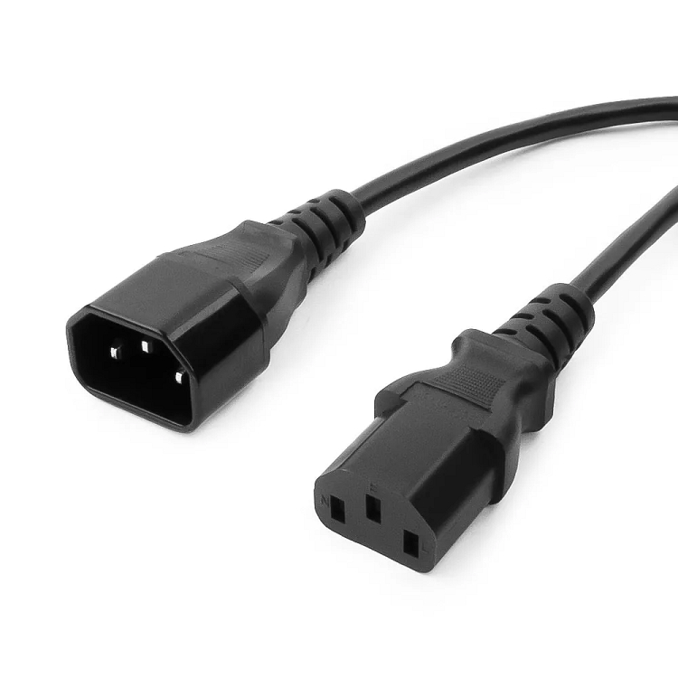 BizLink IEC 60320 C14 to C13 3 Pin PC Computer PDU 1.00mm2 10A 250V ...