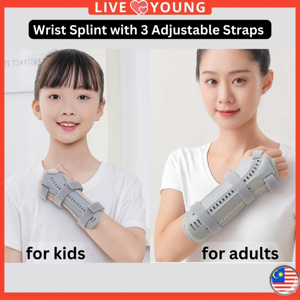 Wrist Brace Splint Arm Strap Protector for Adult Kids Forearm Fracture ...