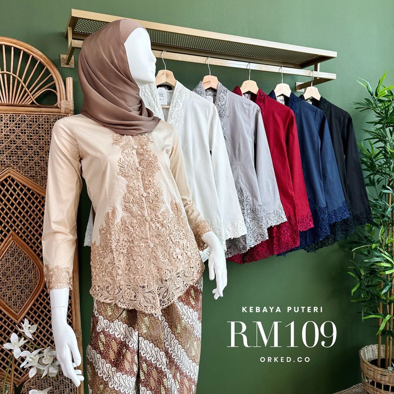 KEBAYA PUTERI BY BUTIK ORKED.CO | Shopee Malaysia