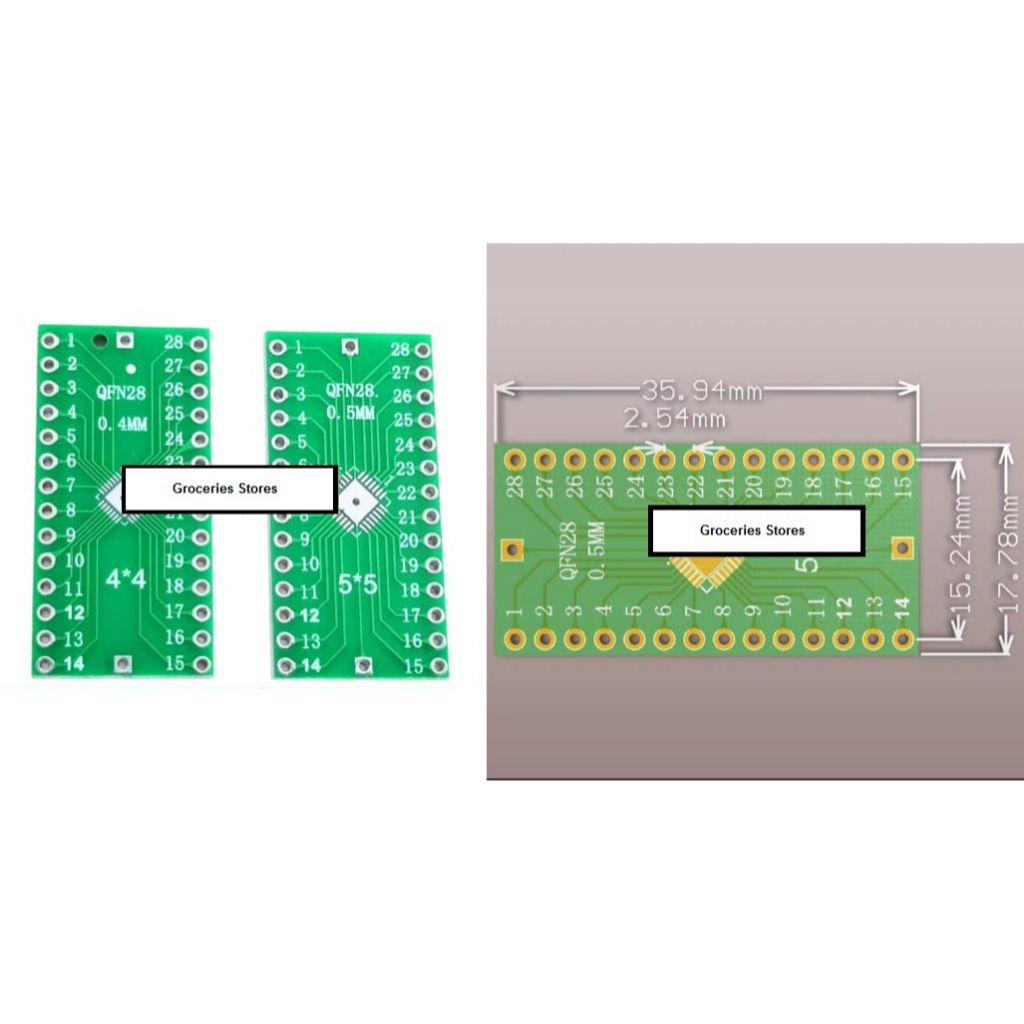 QFP TQFP LQFP FQFP SOP SSOP QFN LFCSP 16 20 32 40 44 56 64 80 100 to DIP 2.54mm Through Hole ...