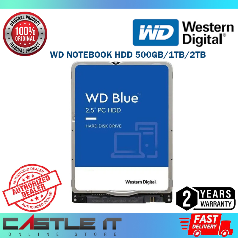 Western Digital WD Scorpio Blue Notebook 500GB 1TB 2TB HDD Laptop NB Hard Disk Drive WD5000LPZX ...