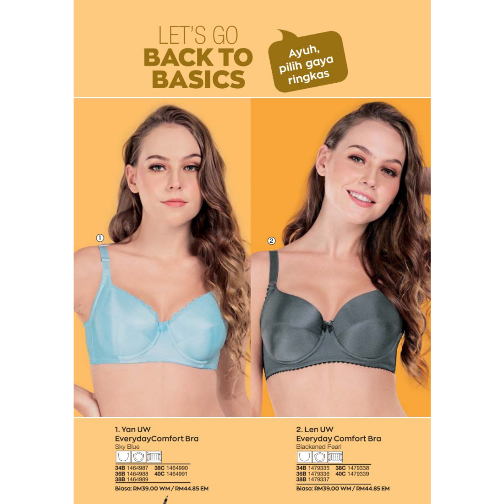 LEN UW BRA | UNDERWIRE BRA | JANA SUPER VALUE WIRED | BAJU DALAM COLI ...