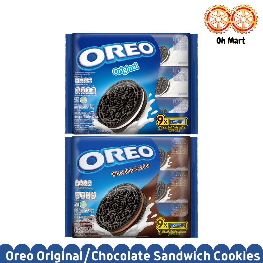 Oreo Original/ Chocolate Creme Multipack 248.4gX9 | Shopee Malaysia