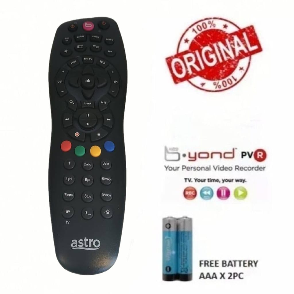 Original ASTRO PVR/BEYOND Remote Control | Shopee Malaysia