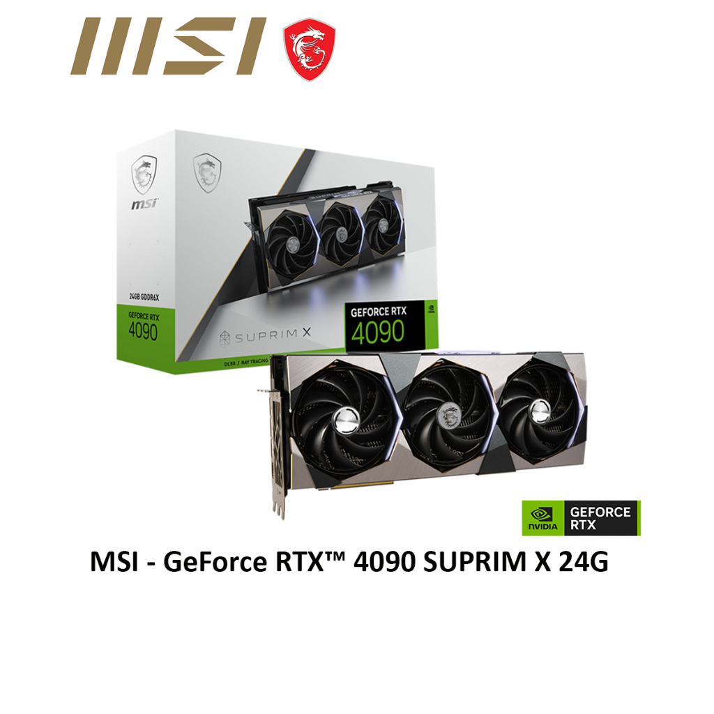 MSI GeForce RTX 4090 SUPRIM X 24GB GDDRX VGA GRAPHIC CARD | Shopee Malaysia