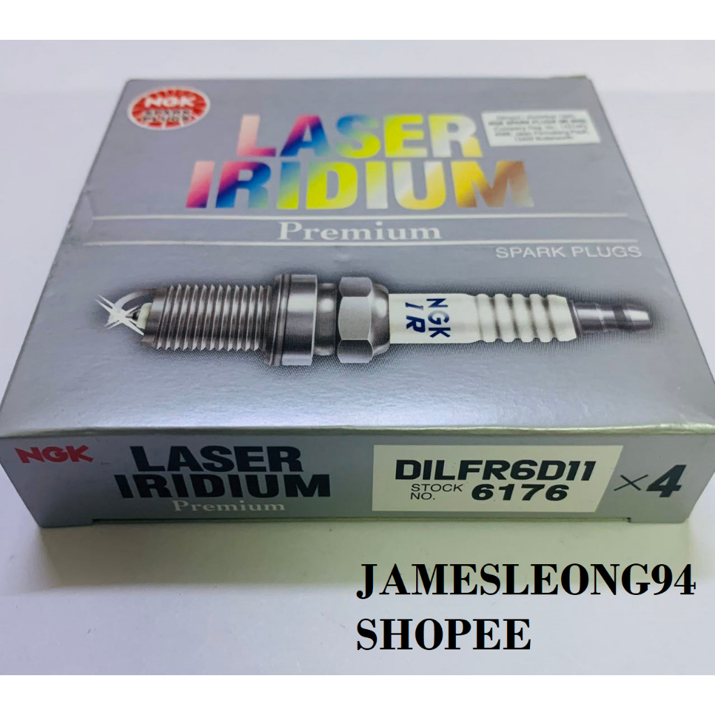 ORIGINAL DILFR6D11 (4696) NGK LASER IRIDIUM SPARK PLUG TOYOTA VIOS ...