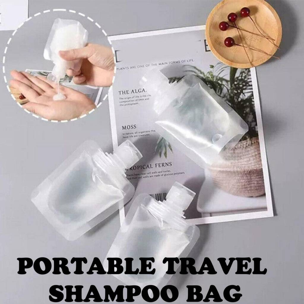 READY STOCK!!! Dispenser bag Portable travel lotion Refillable Pouches ...