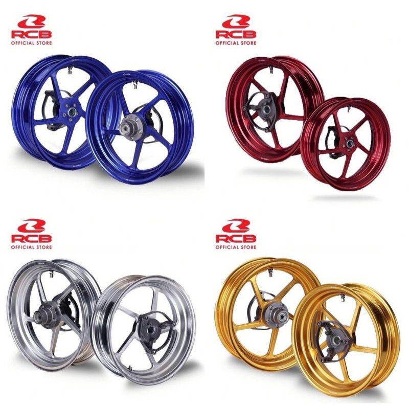 Racing Boy RCB Forged Rim FG506 FG 506 For Yamaha R25 3.5/5.0*17 6 ...