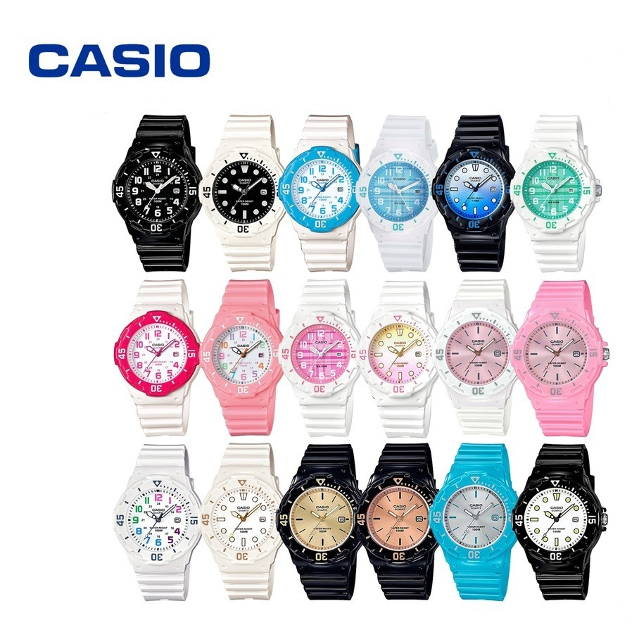 Casio LRW-200H - Series Analog Ladies & Kids YOUTH Design Resin Band ...