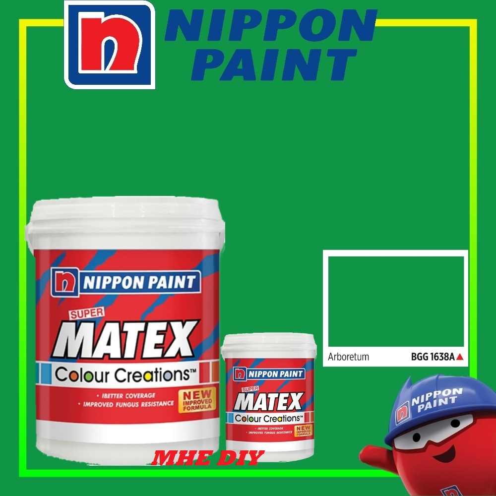 NIPPON PAINT 5L BGG 1638 A ARBORETUM Interior Smooth Sheen / Matt ...