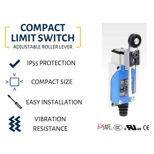 Koino Limit Switch. Adjustable Roller Lever Compact snap action switch ...