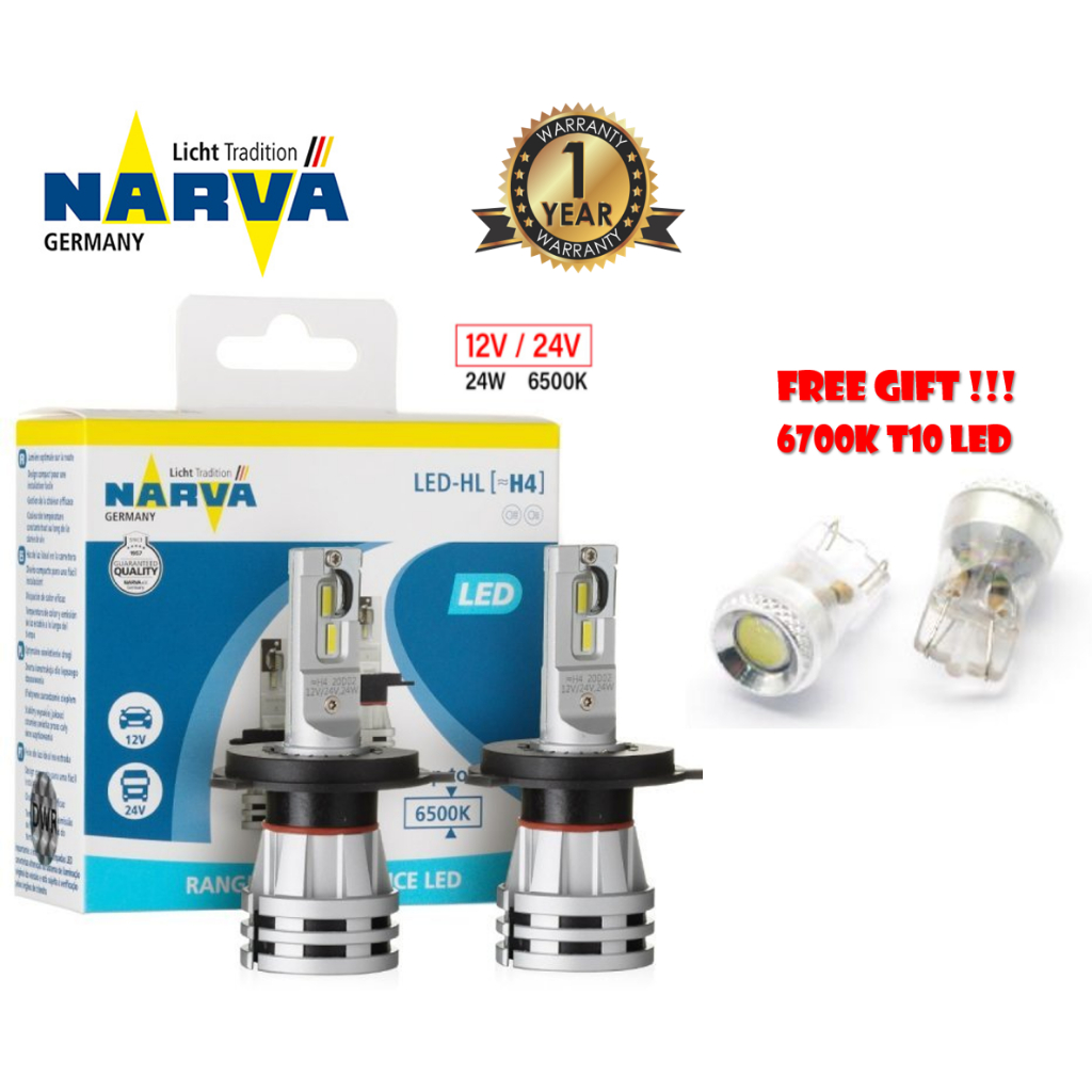 SIRIUS / Narva Range Performance LED H1 H3 H4 H7 H8 H11 HB4(9006) HB3 ...