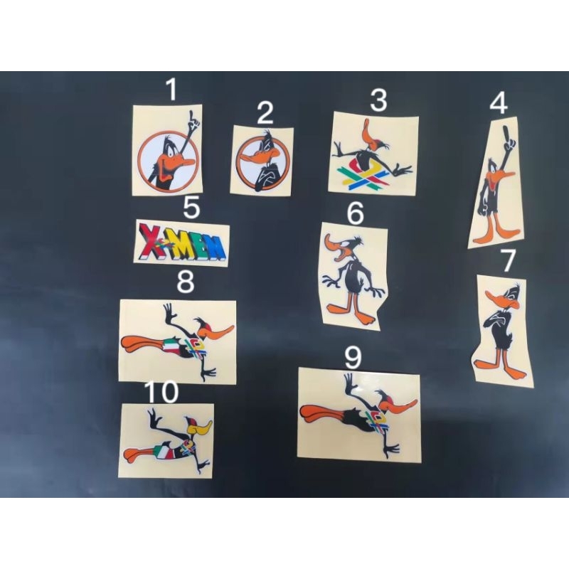 XMen/Pangkah Duck/Pangkah Logo Desgins Sticker Cutting Overlapping ...