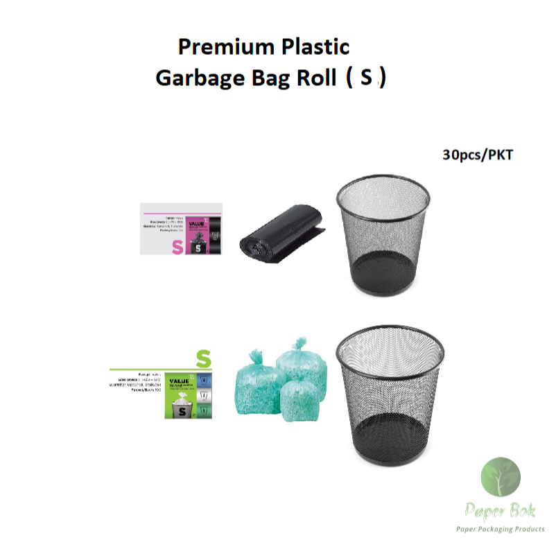 (30PCS) @Premium@ Trash Bag Roll / Disposable Garbage Bag Roll ...