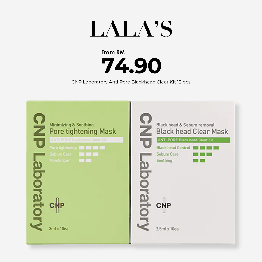 CNP Laboratory Anti Pore Blackhead Clear Kit 12pcs [READY STOCK ...