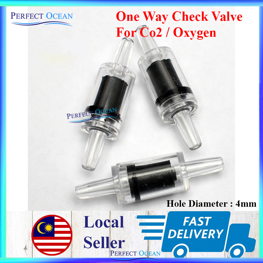 🌊READY STOCK🌊 One Way Check Valve - Oxygen, Co2 for 4mm Inner Tubing ...