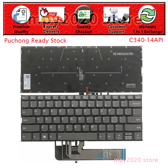 Lenovo Ideapad C340-14API C340-14IWL Yoga C740-14IML S540-14IWL Laptop ...