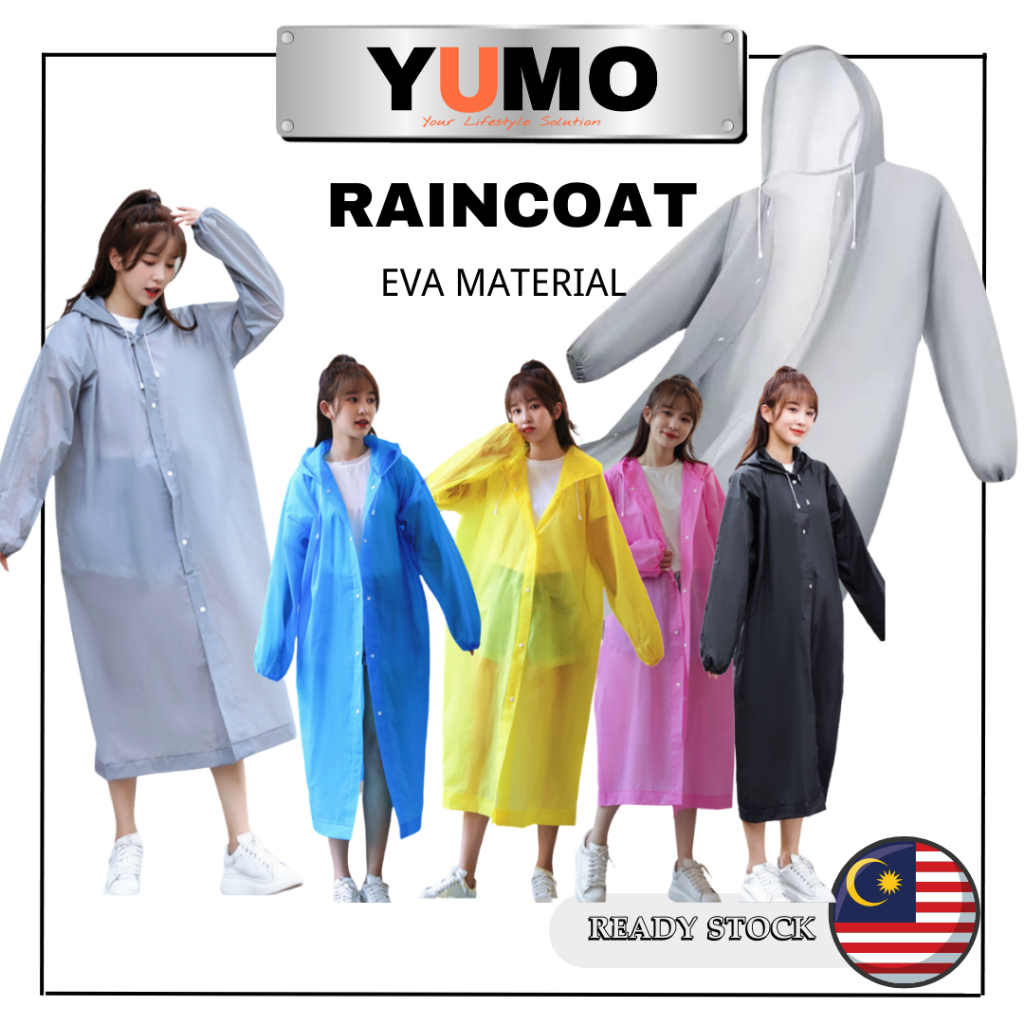 【YUMO】 Travel Adult Kid Raincoat Men Women Boy Girl Outdoor Raincoat ...
