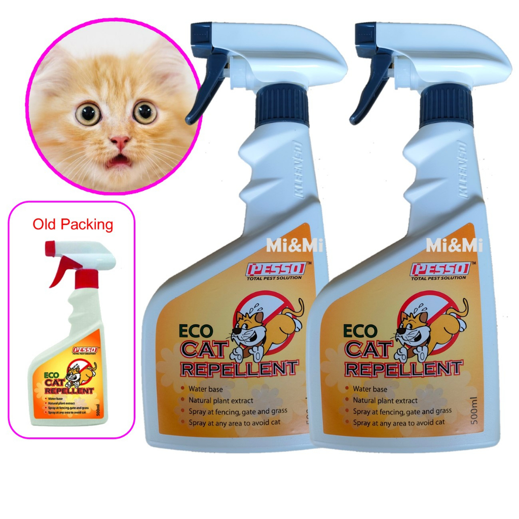 PESSO Eco Cat Repellent 500ml x 2 bottles set / Penghalau Kucing Tidak ...