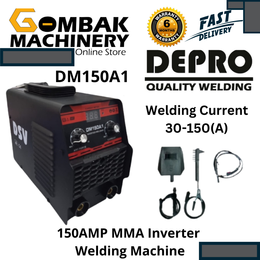 DEPRO/DSV DM150A1 MMA 150AMP Welder IGBT Welding Machine Portable ...