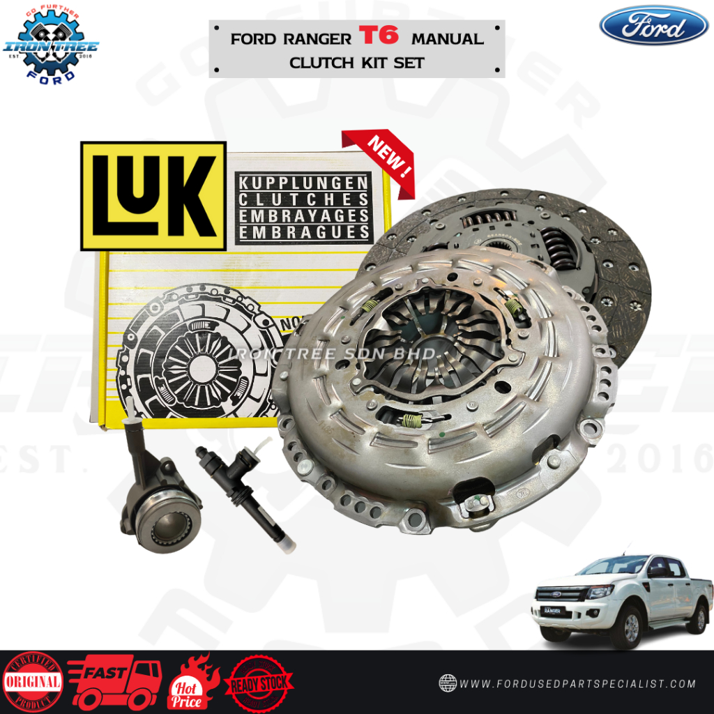LUK Clutch Set Ford Ranger T6 Manual / 5 Speed / 6 Speed / Genuine New ...