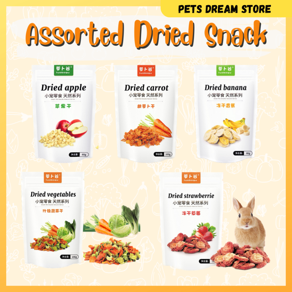 Luobogu Assorted Small Animals dry snacks hamster treats dry fruit ...