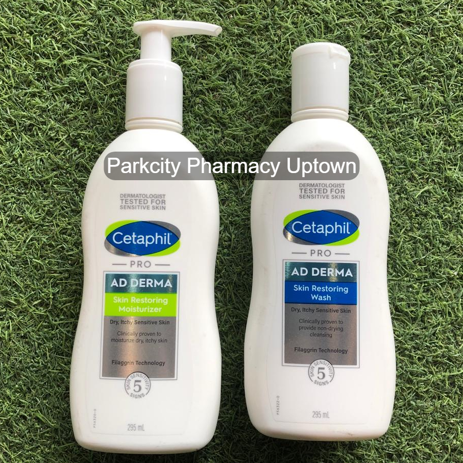 Cetaphil PRO Ad Derma Skin Restoring Moisturizer 295ml / Wash 295ml ...