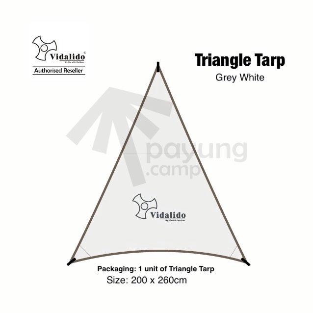 VIDALIDO Triangle Tarp Camping Event Tarp | Shopee Malaysia