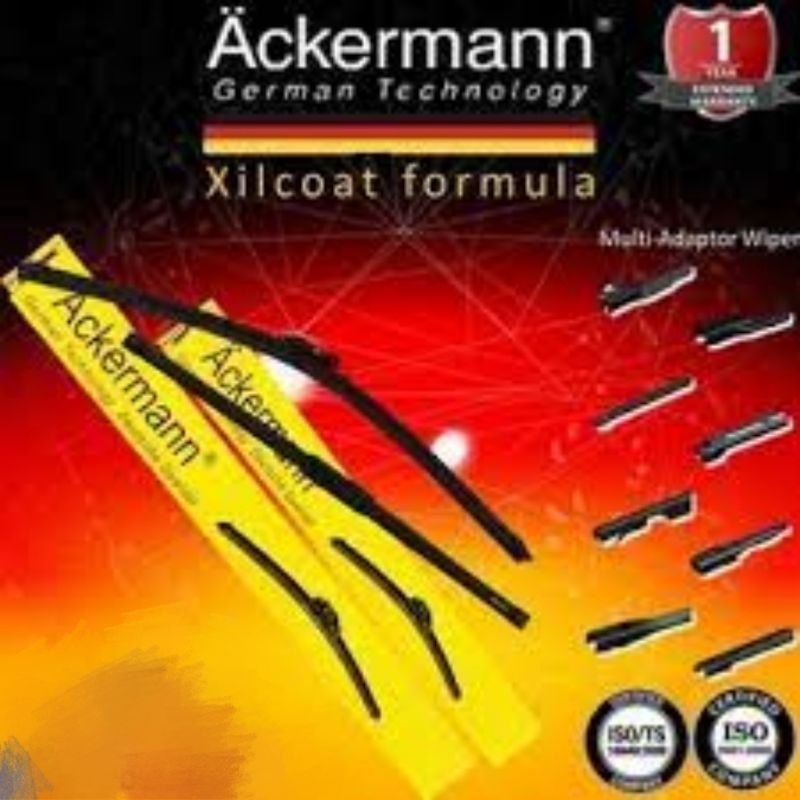 German Technology Ackermann HYBRID WIPERS Formula Pro Nona Coating ...