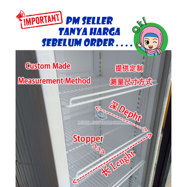 @CUSTOM MADE / Refrigerators Shelves , Freezer, Chiller , Racks ...