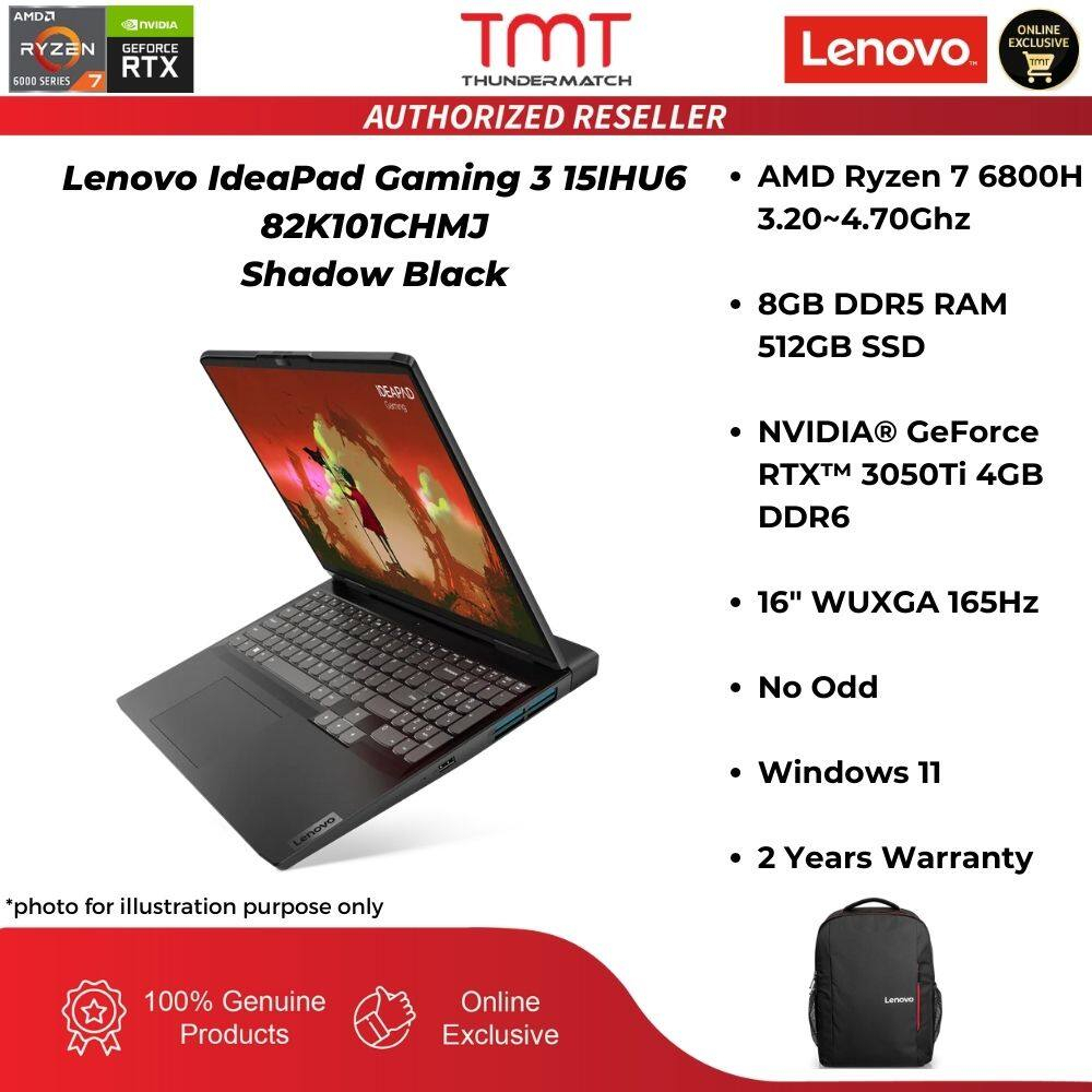 Lenovo IdeaPad Gaming 3 16ARH7 82SC001AMJ Laptop | AMD Ryzen 7 6800H ...