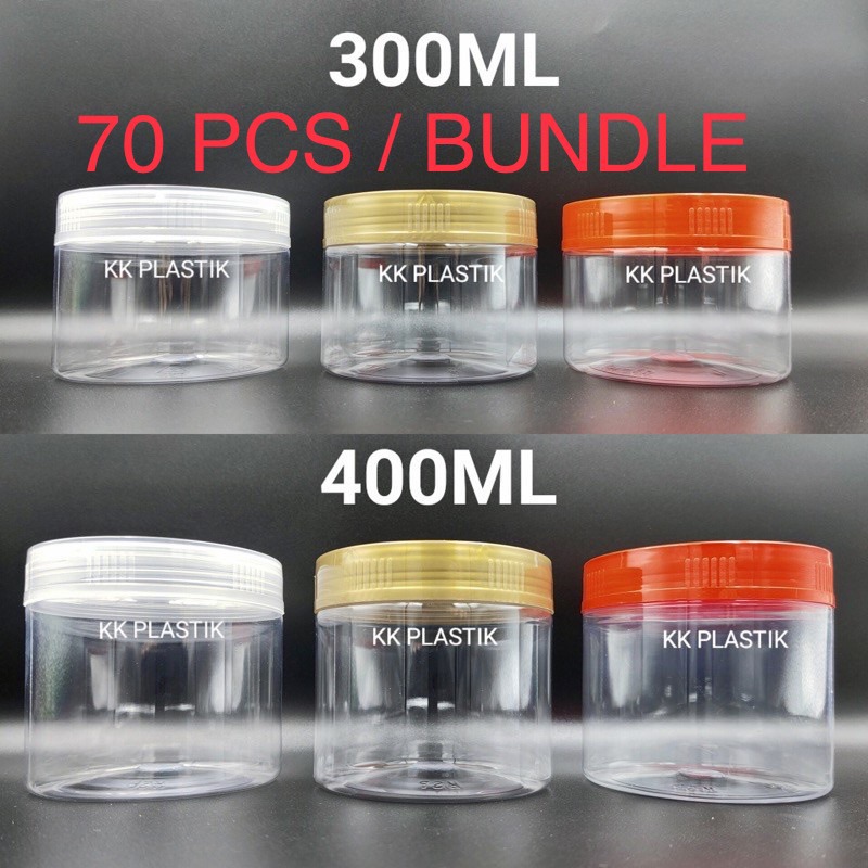 70 PCS PLASTIC JAR/BALANG KUIH/BALANG KUEH/BALANG RAYA/CANISTER/BOTOL ...