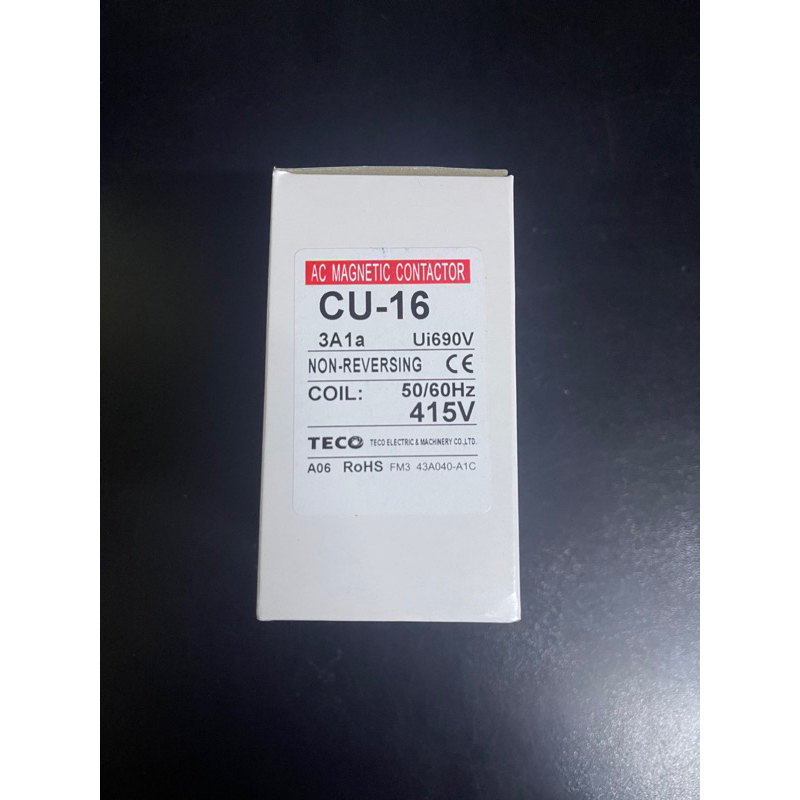 TAIAN-JAYA AC Magnetic Contactor (CU-16)(240V & 415V) | Shopee Malaysia