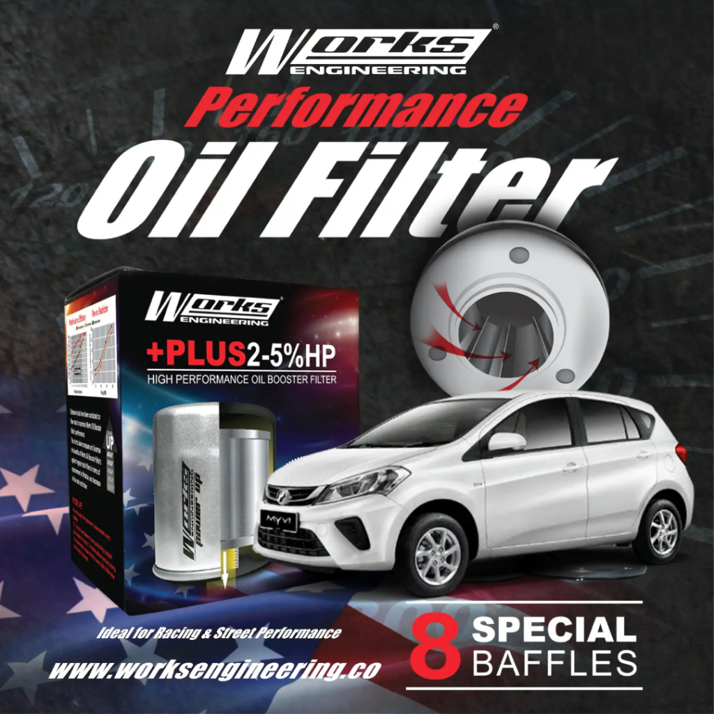 FREE WORKS STICKER! Oil Filter Works Engineering Original Oil Filter ...